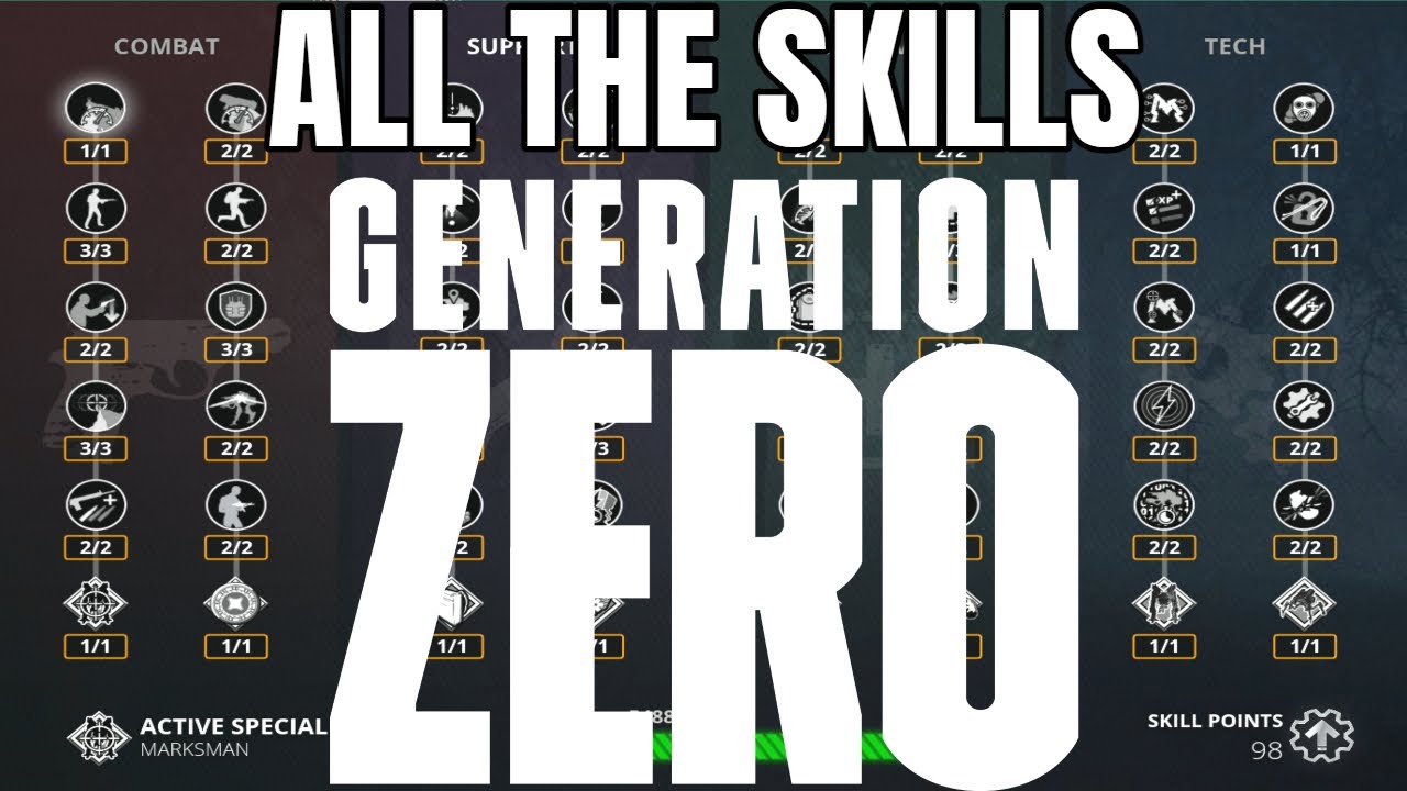 What If You Could Unlock ALL THE SKILLS // Generation Zero - YouTube