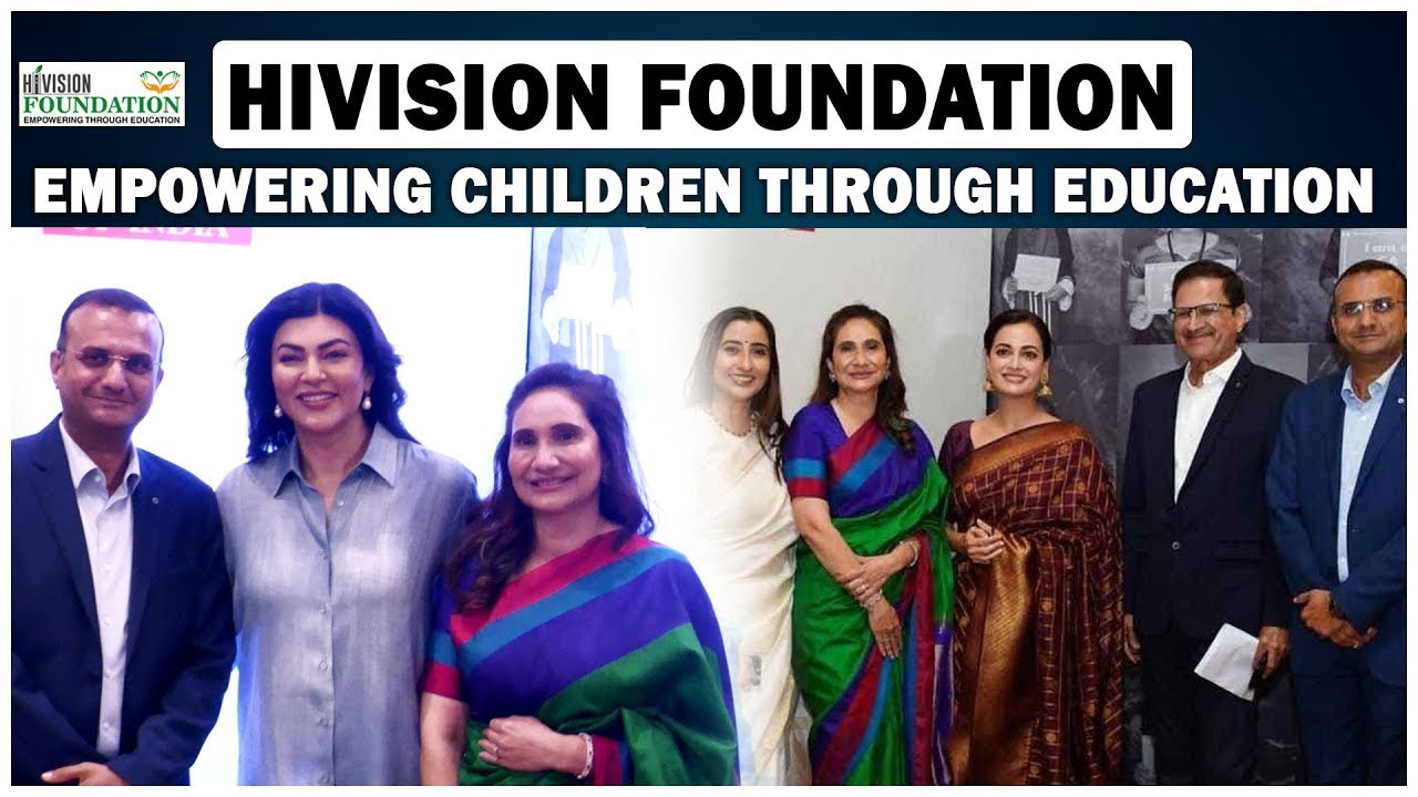 Hivision Foundation Empowering Children Through Education | Diya Mirza ...