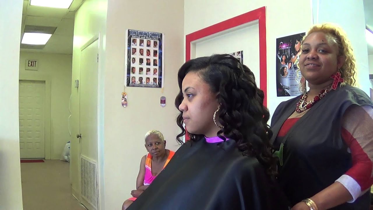 Natural hair CHI Wand Curl Effect - YouTube
