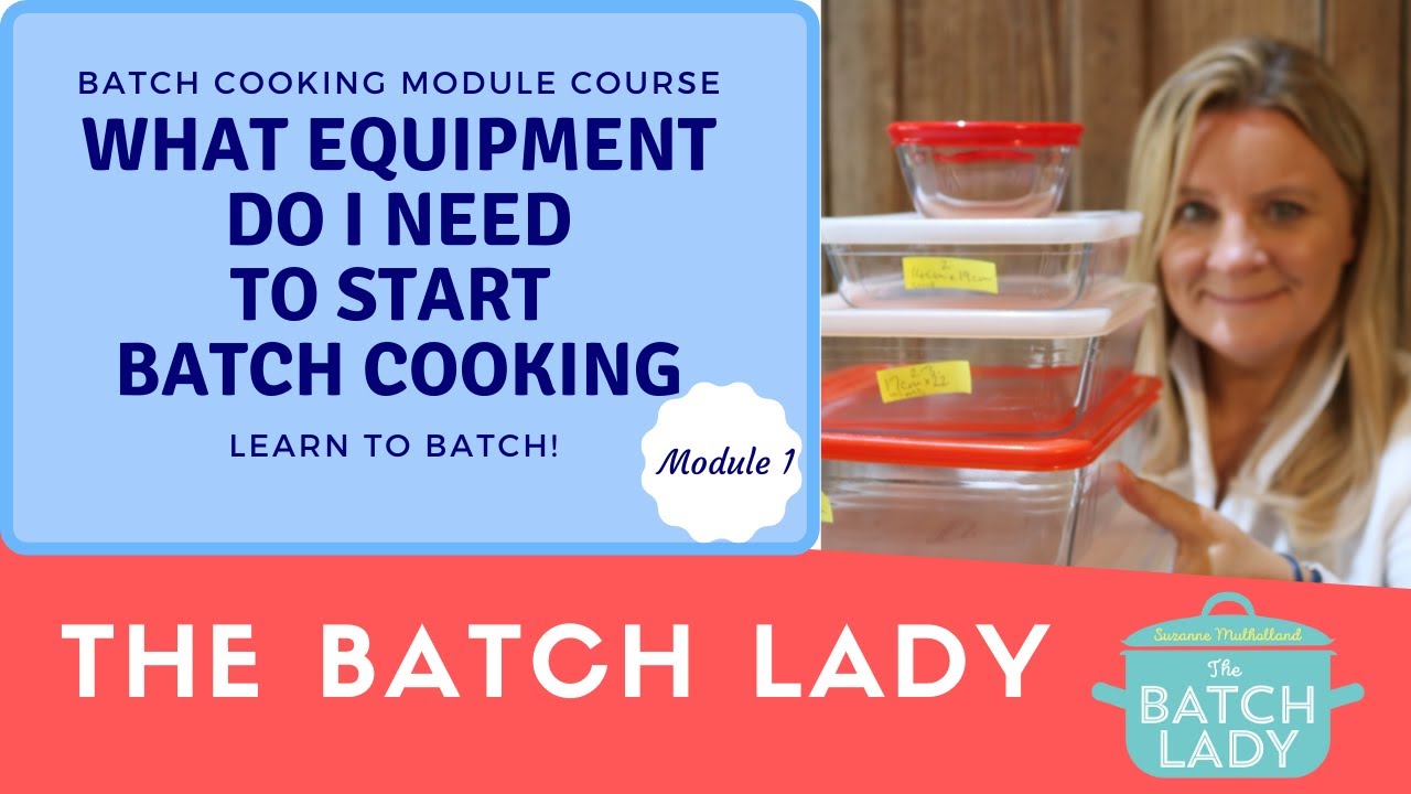 Module 1 - Batch Cooking Equipment - YouTube