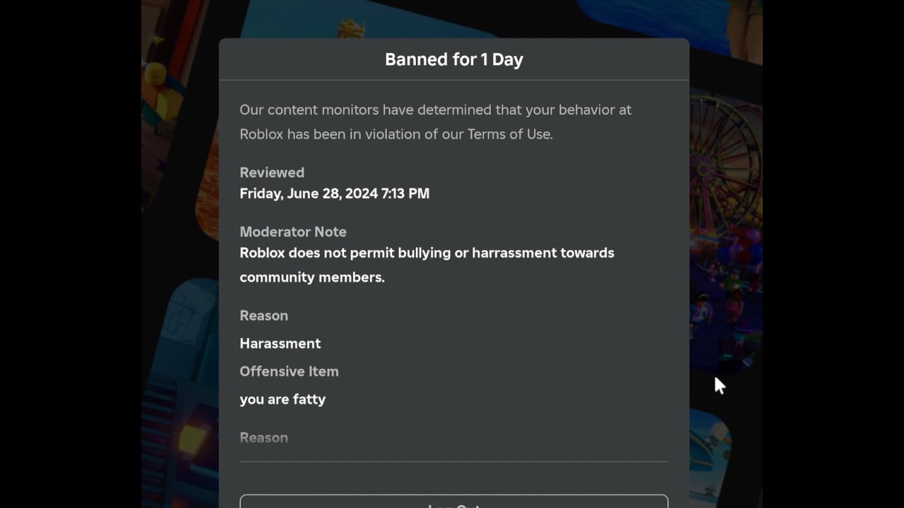 Roblox ban speedrun (56.47s) - YouTube