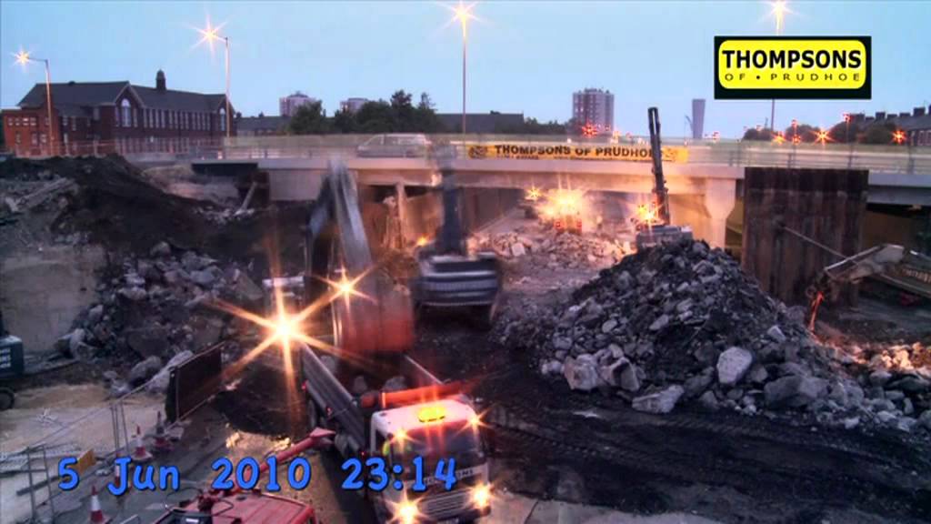 Tyne Tunnel Demolition Project - YouTube