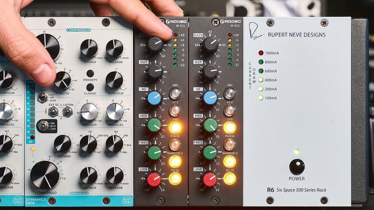 Analog Warmth & EQ Flexibility | Rodec M-501 Cannelstrip API 500 Module Overview - YouTube