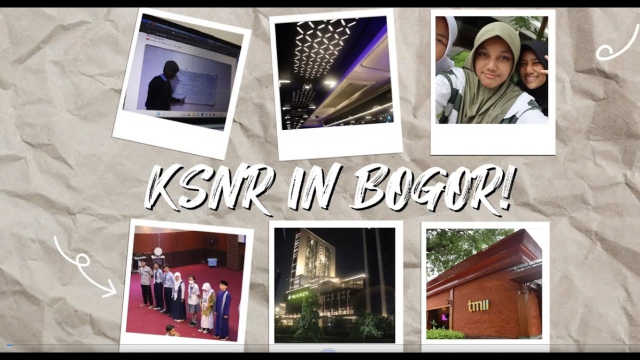 KESERUAN DELEGASI SMP SAINS TEBUIRENG FINALIS KSNR 6 DI BOGOR - YouTube