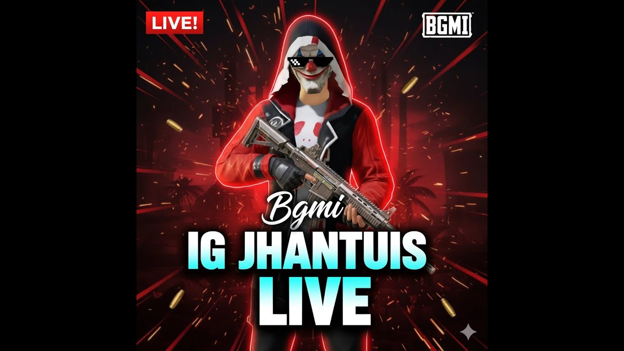 IG JHANTU IS LIVE BGMI : 👍 Good stream | Playing Solo | Streaming with ...