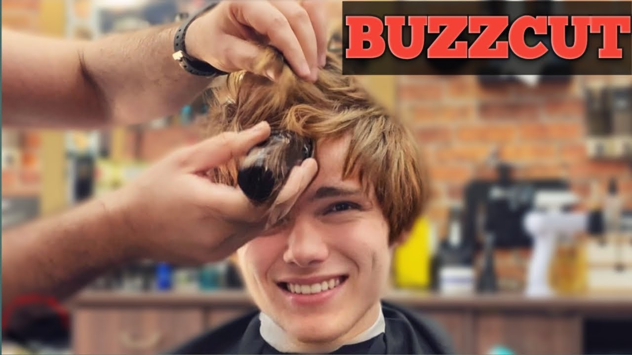 Asmr barber. "Dramatic Buzz Cut Transformation – Going All In!" - YouTube