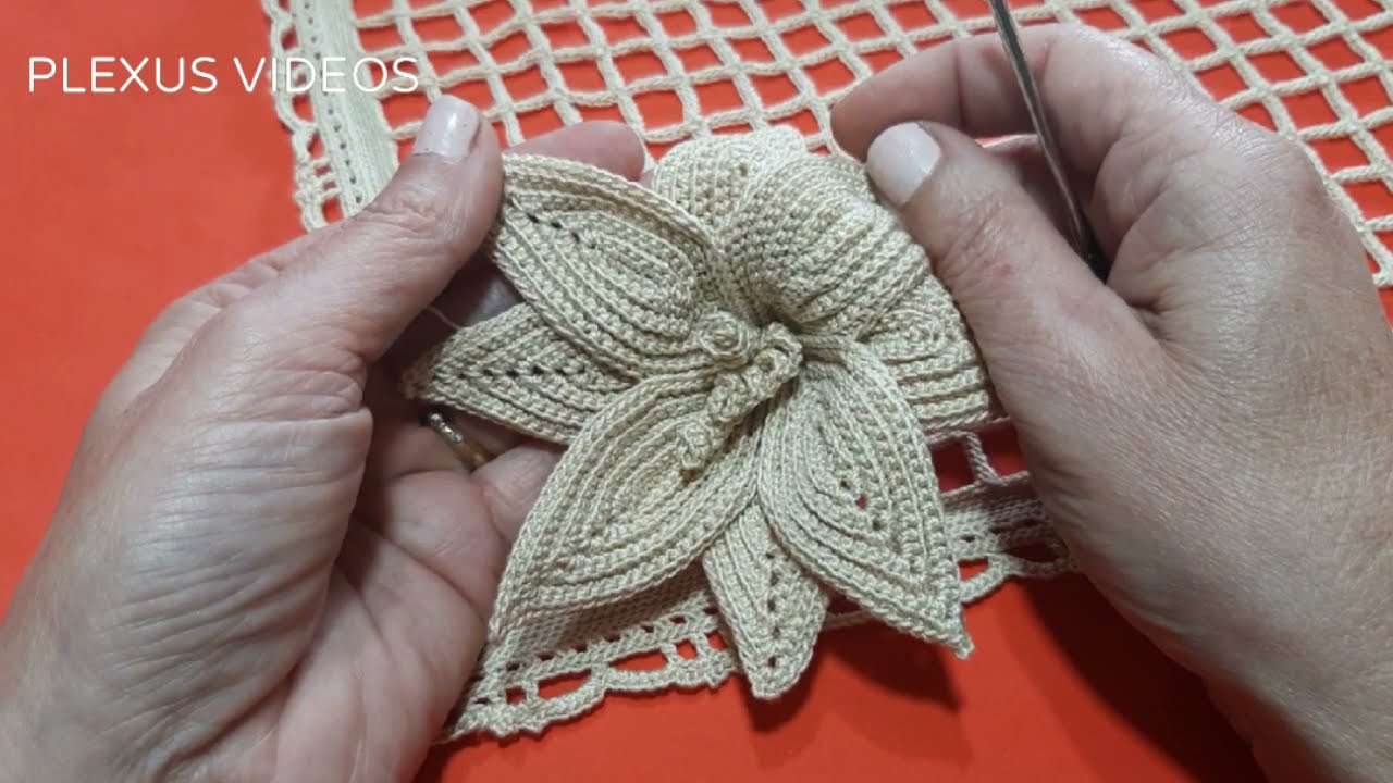 Πλέκουμε Λουλούδι/Vintage Crochet/Tutorial - YouTube