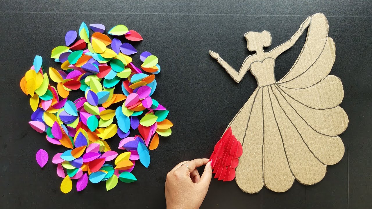 Awesome Doll Wall Hanging For Home Decoration/Waste Cardboard Reuse ...