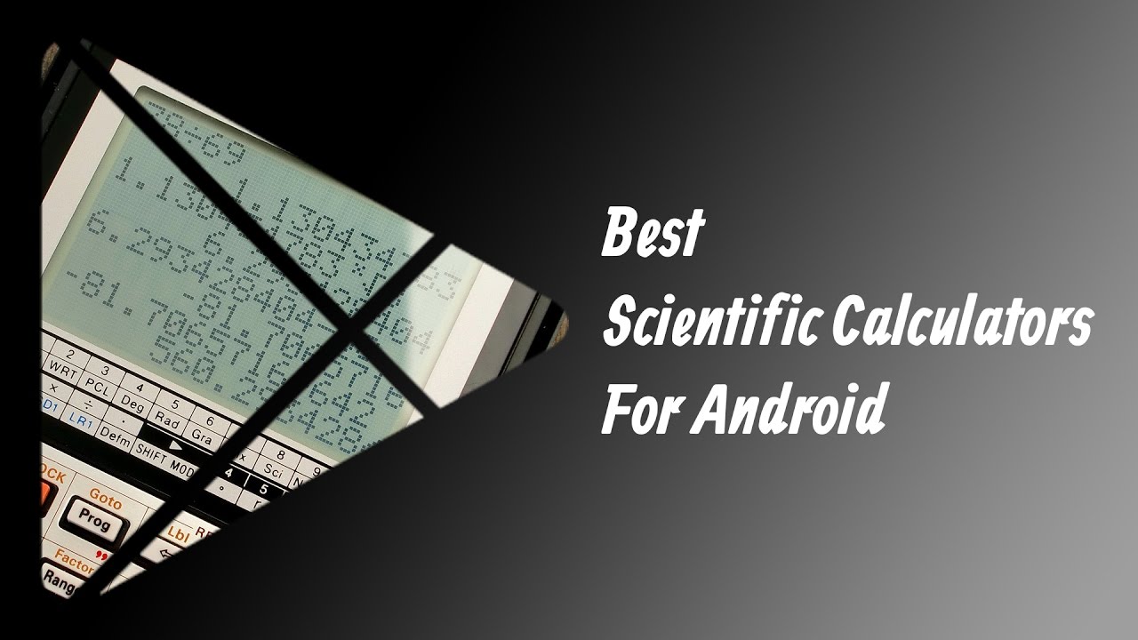 Best Scientific Calculators on Android - YouTube