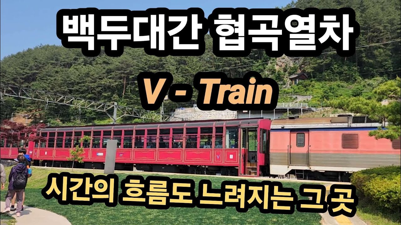 시간의 흐름도 느려지는 그 곳. 백두대간 협곡열차 V-Train 영주-철암 - YouTube