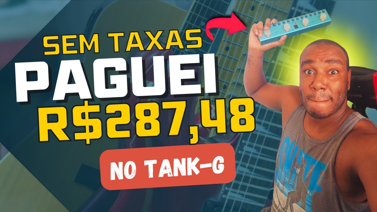 ABRINDO A CAIXA DO MEU TANK-G DIRETO DO ALIEXPRESS (SEM TAXAÇÃO DO AMOR ...