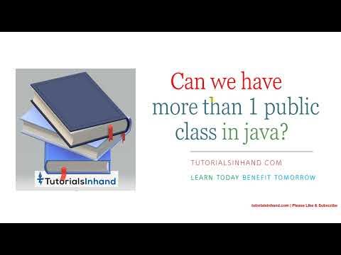 can we have more than one public class in java per source code file ...