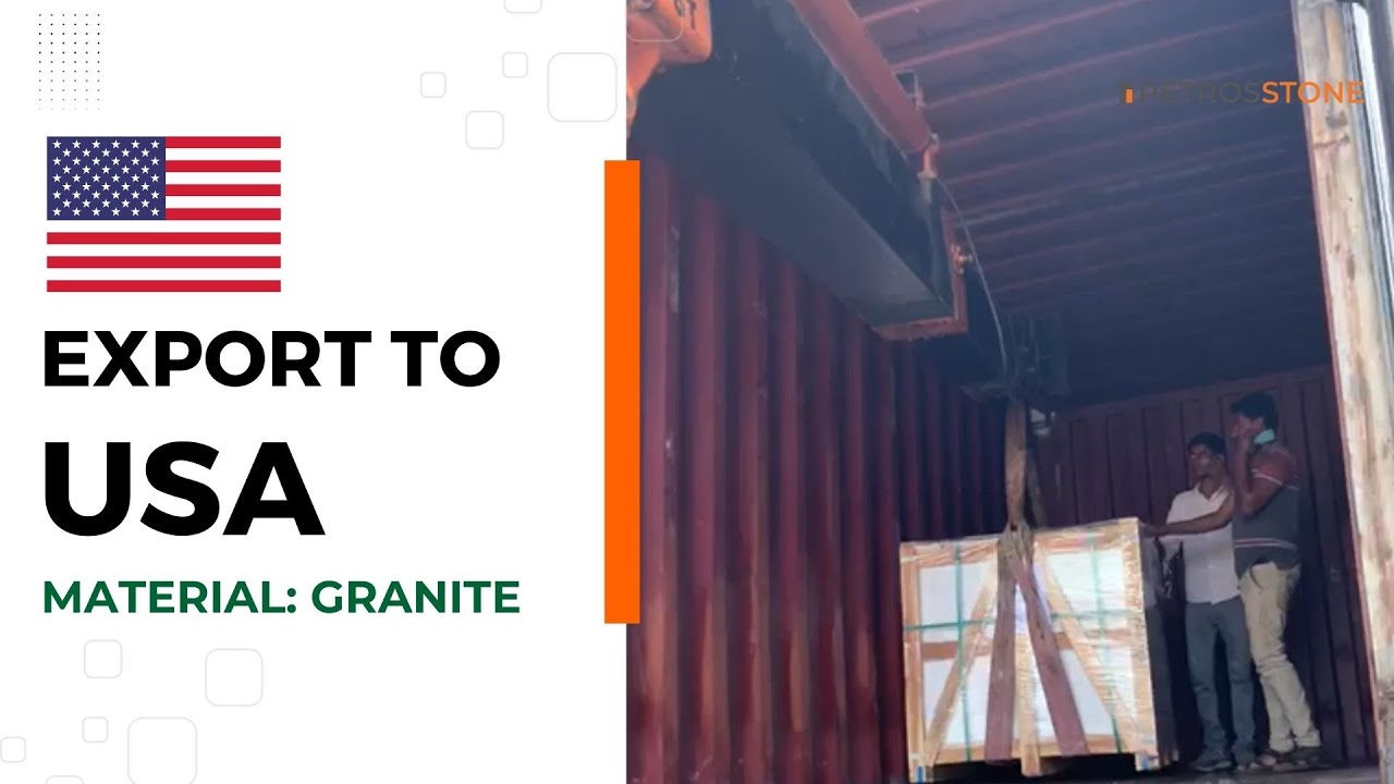 Granite Export Project in USA | Granite Fabrication by Petros® - YouTube