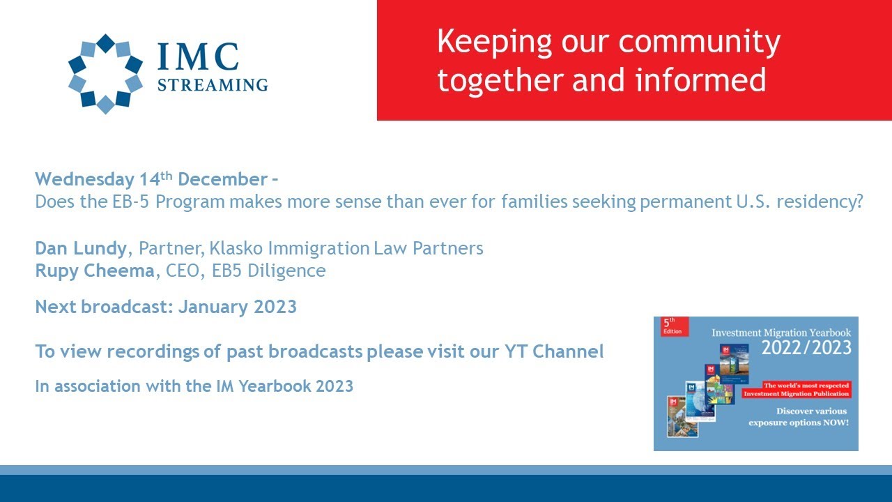 Does the EB 5 Program makes more sense than ever for families seeking permanent U S residency ...
