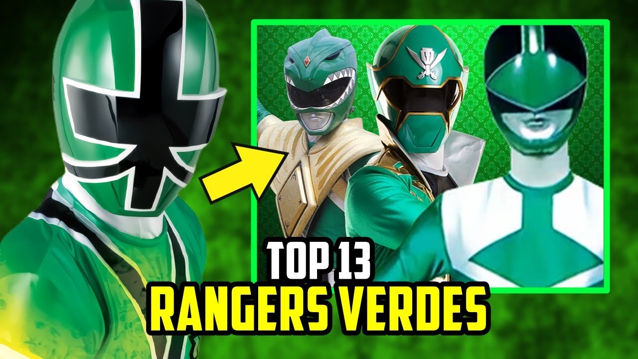 LISTANDO TOP 13 POWER RANGERS DA COR VERDE - YouTube