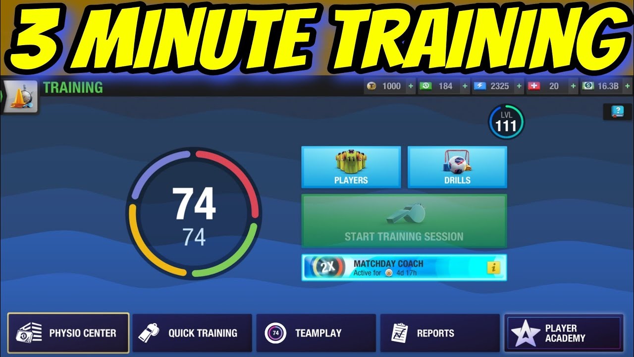 3 Minute to train 74 Teamplay Form in Top Eleven 2025 | Fastest Top ...