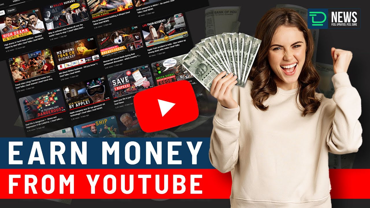 Earn money from YouTube | Deaf Talks| Deaf NEWS| - YouTube