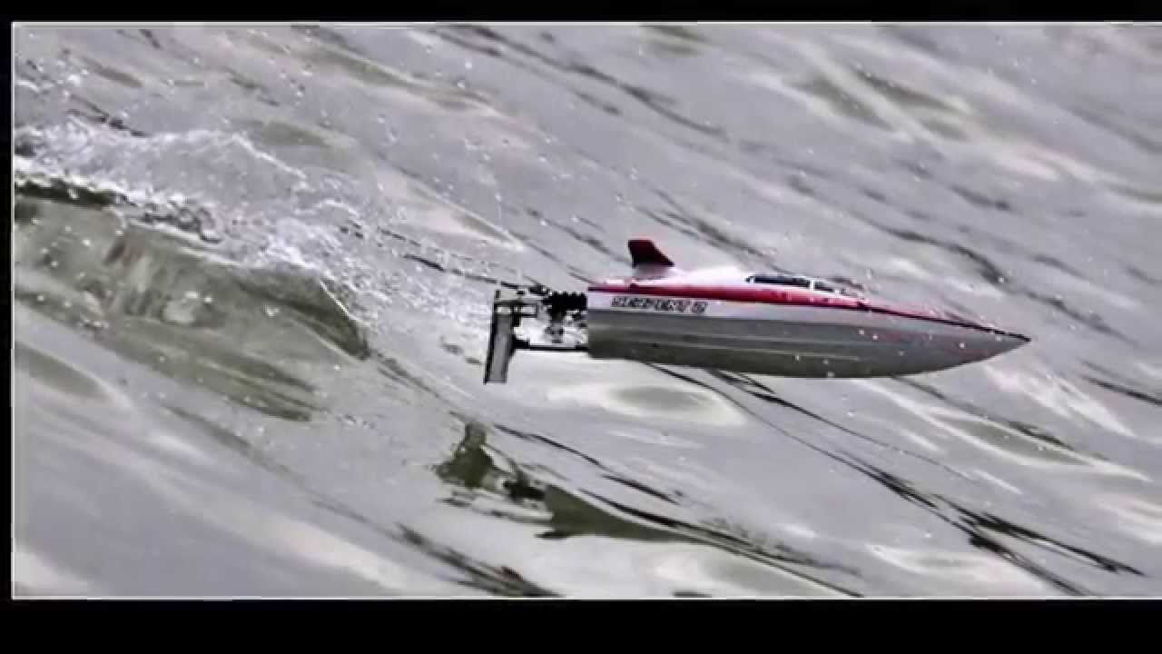 RC Boat - EX Racing Serpent 2 mini monohull (Slideshow) - YouTube
