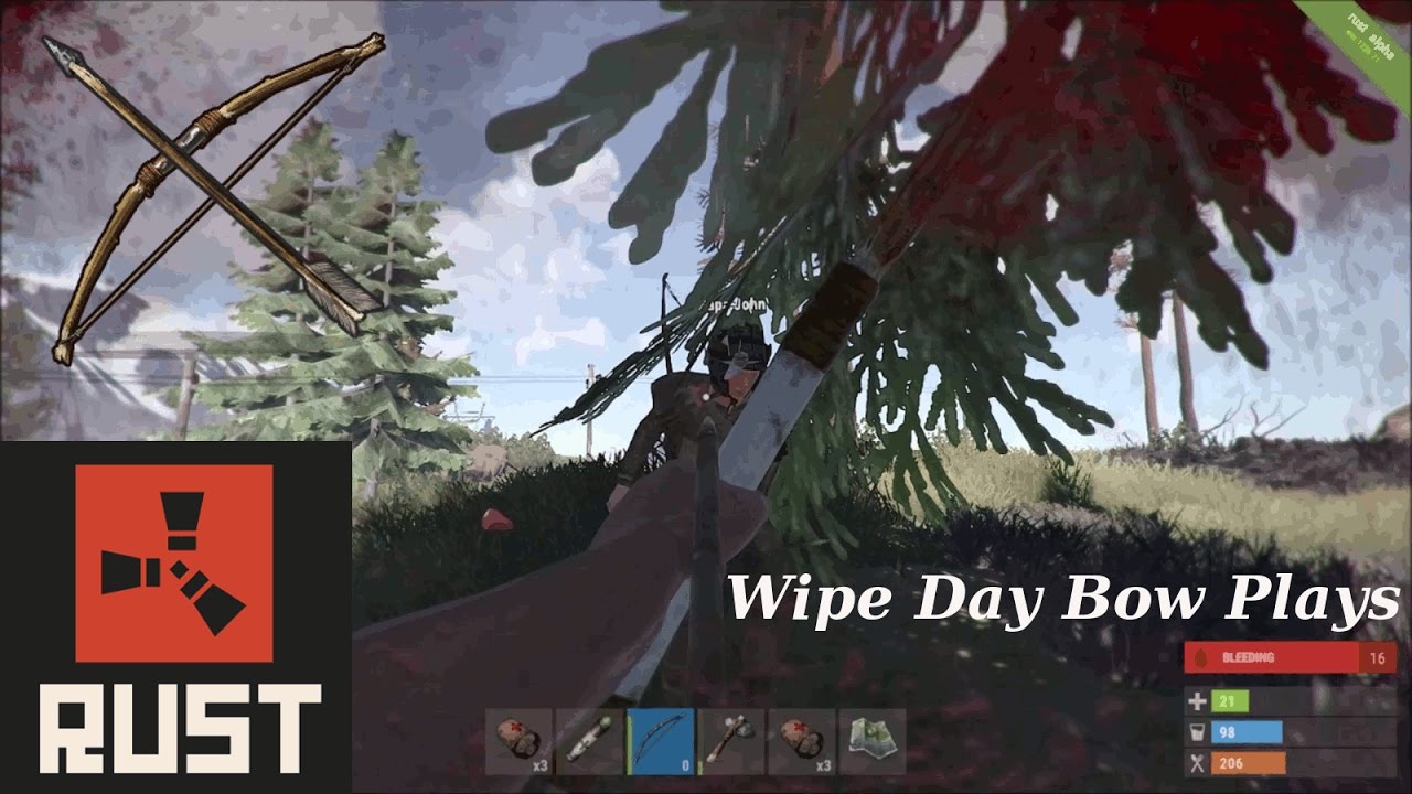 A Man with a Bow on Wipe Day is like a God Among Mortals (Rust ...