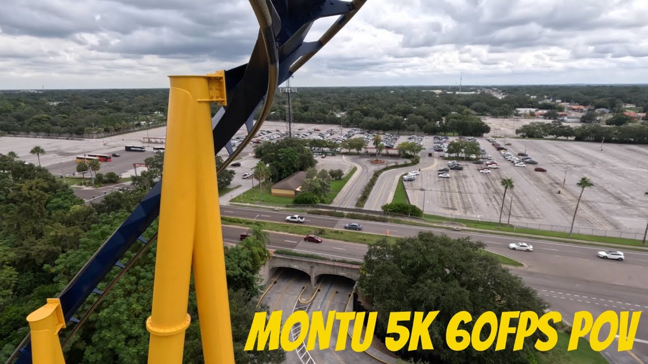 Montu 5K 60fps POV, Busch Gardens Tampa B&M Invert - YouTube