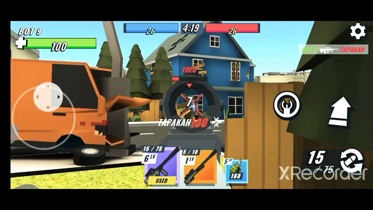 Destroying Players In Battle Gun 3D - YouTube