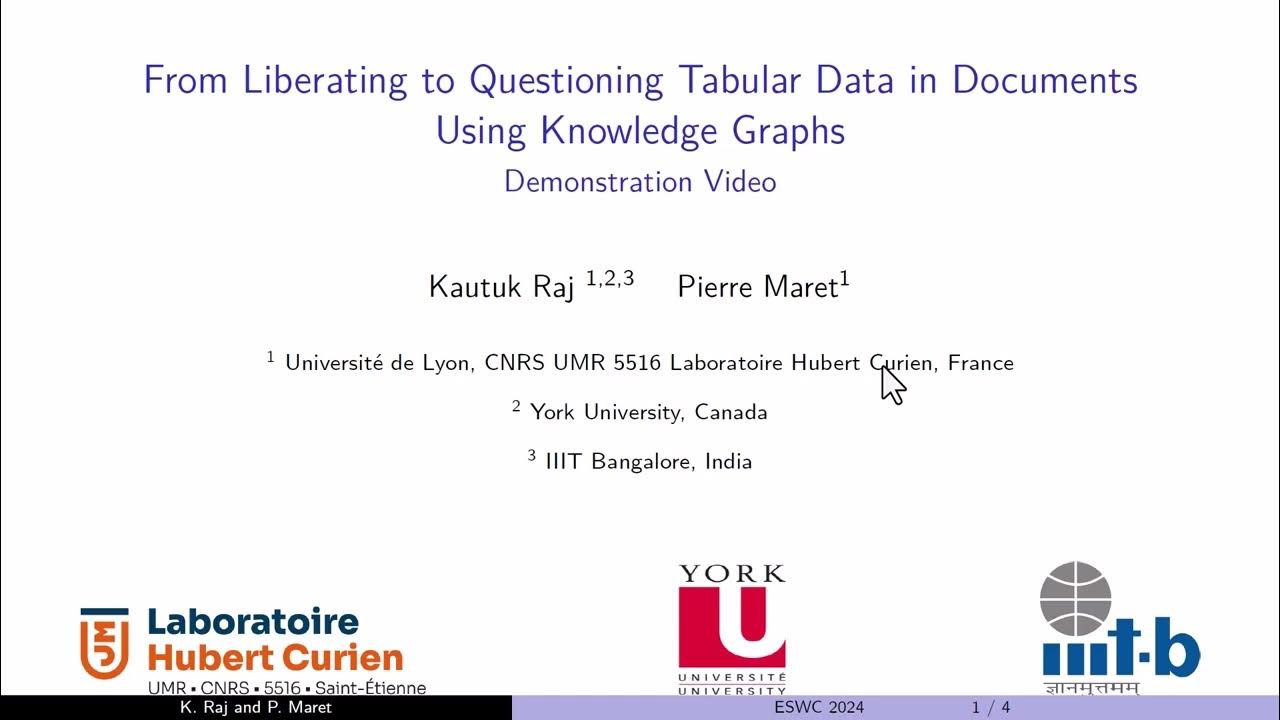 Demo: From Liberating to Questioning Tabular Data in Documents Using ...