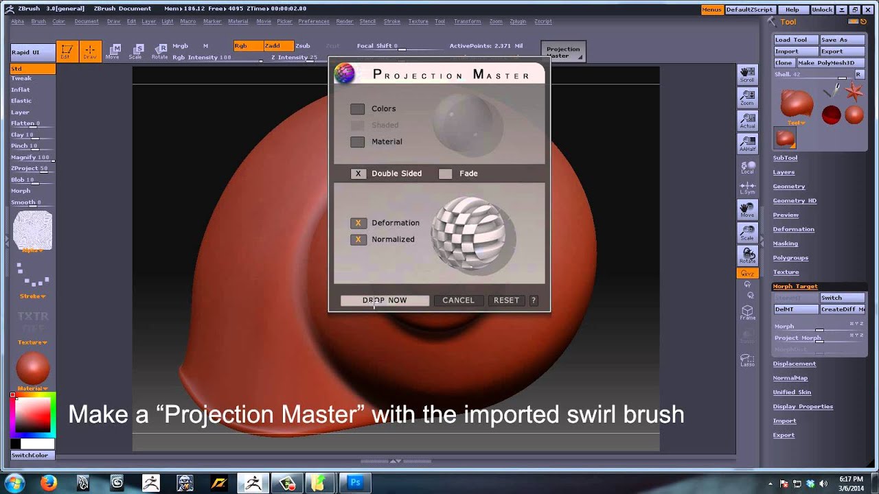 Sculpting snail shell (Zbrush) - YouTube