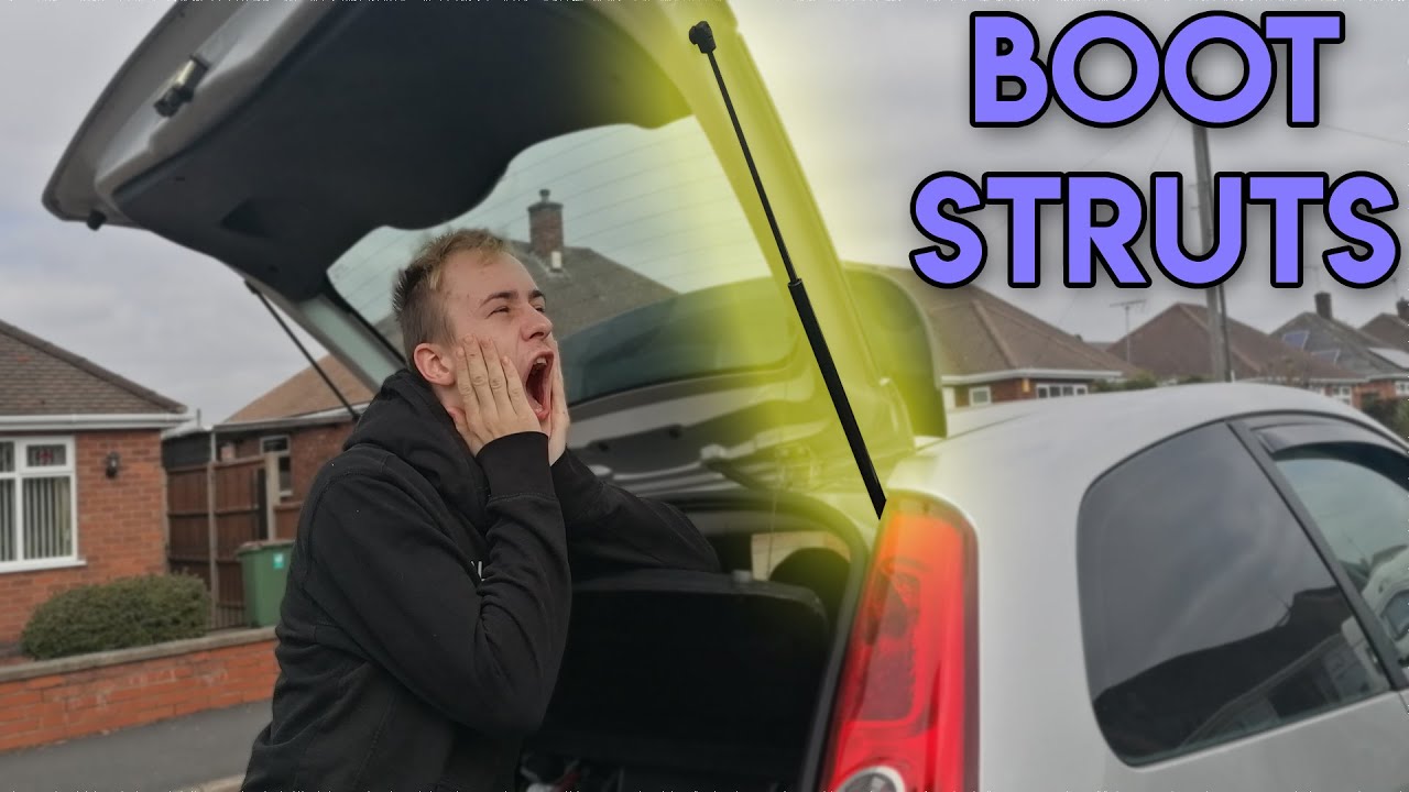 Ford Fiesta Mk6 Boot Strut Replacement (EASY) - YouTube