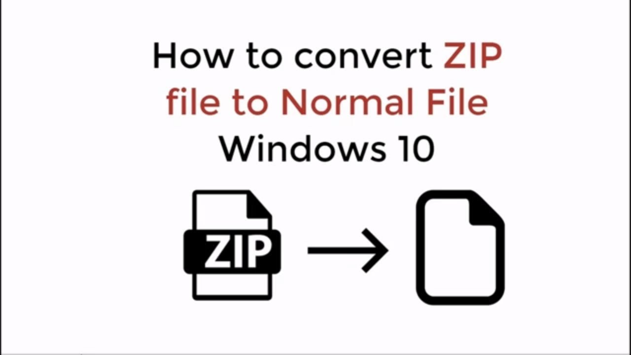 Learn How To Convert ZIP File To Normal File Windows 10 UPDATED 100 Learn How To Convert ZIP File To Normal File Windows 10 UPDATED 100