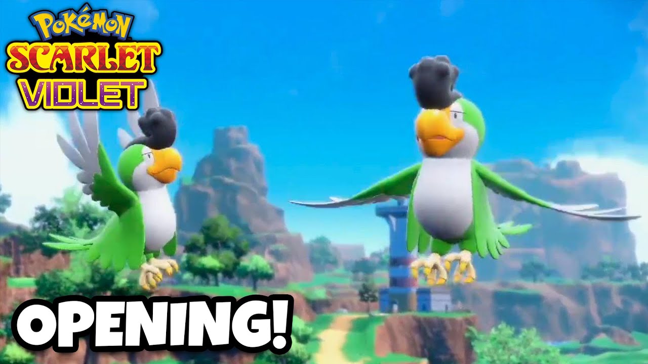 Pokémon Scarlet and Violet Game Opening Cutscene! - YouTube