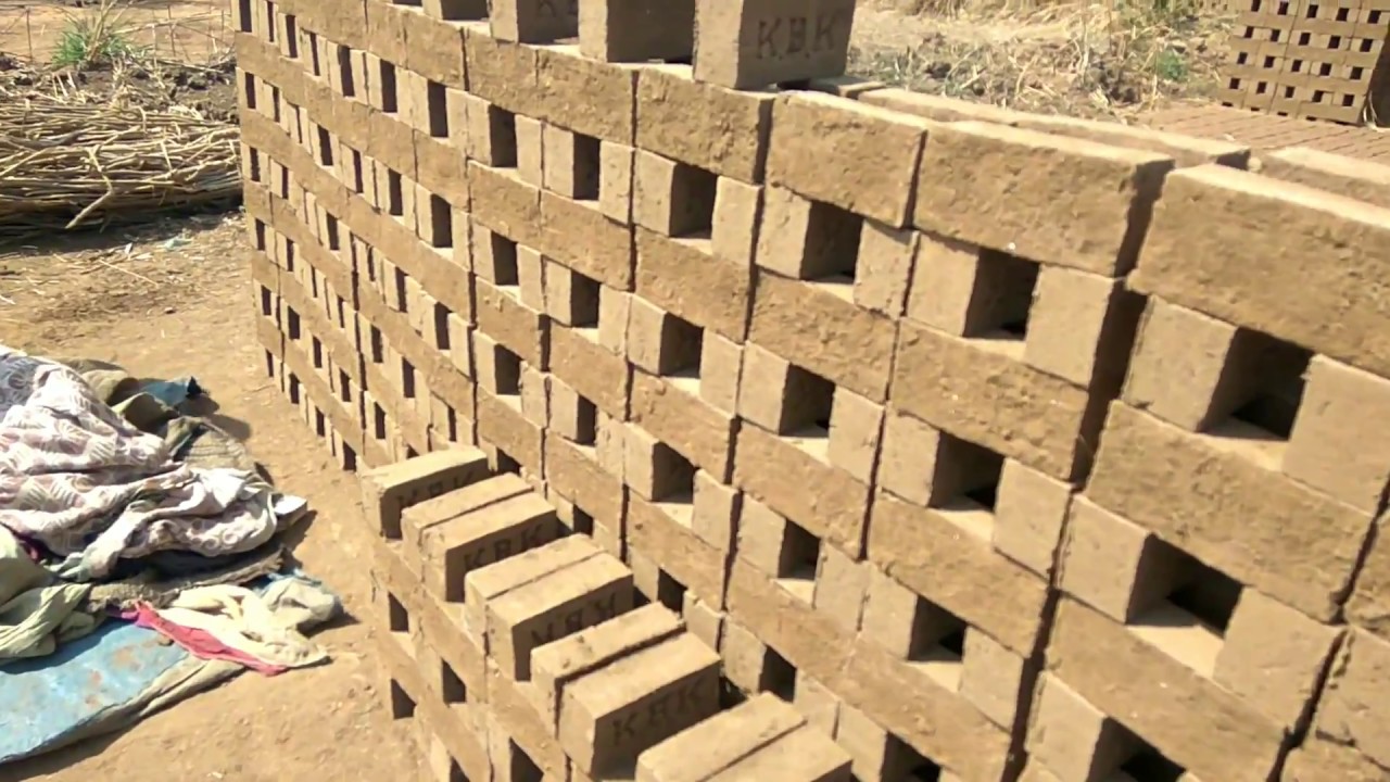 How bricks are made in india - YouTube