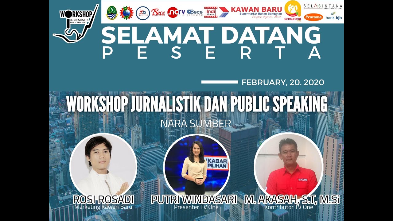 PECAH!!! Anak SMK heboh datang Putri Windasari Presenter TV ONE - YouTube