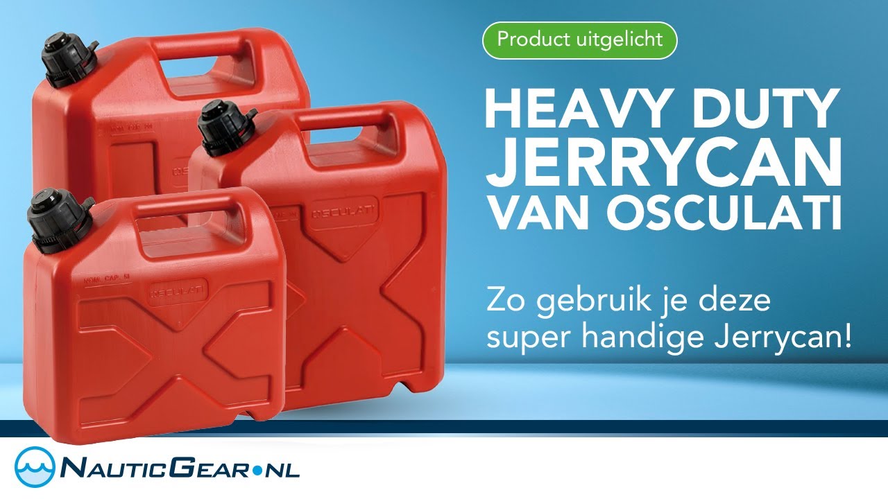Nieuwe Osculati Heavy Duty Jerrycans | Sterker, Veiliger en Slimmer ...