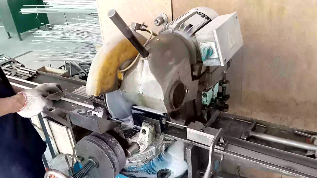 cartridge heater Seamless stainless steel tube cutting machine - YouTube