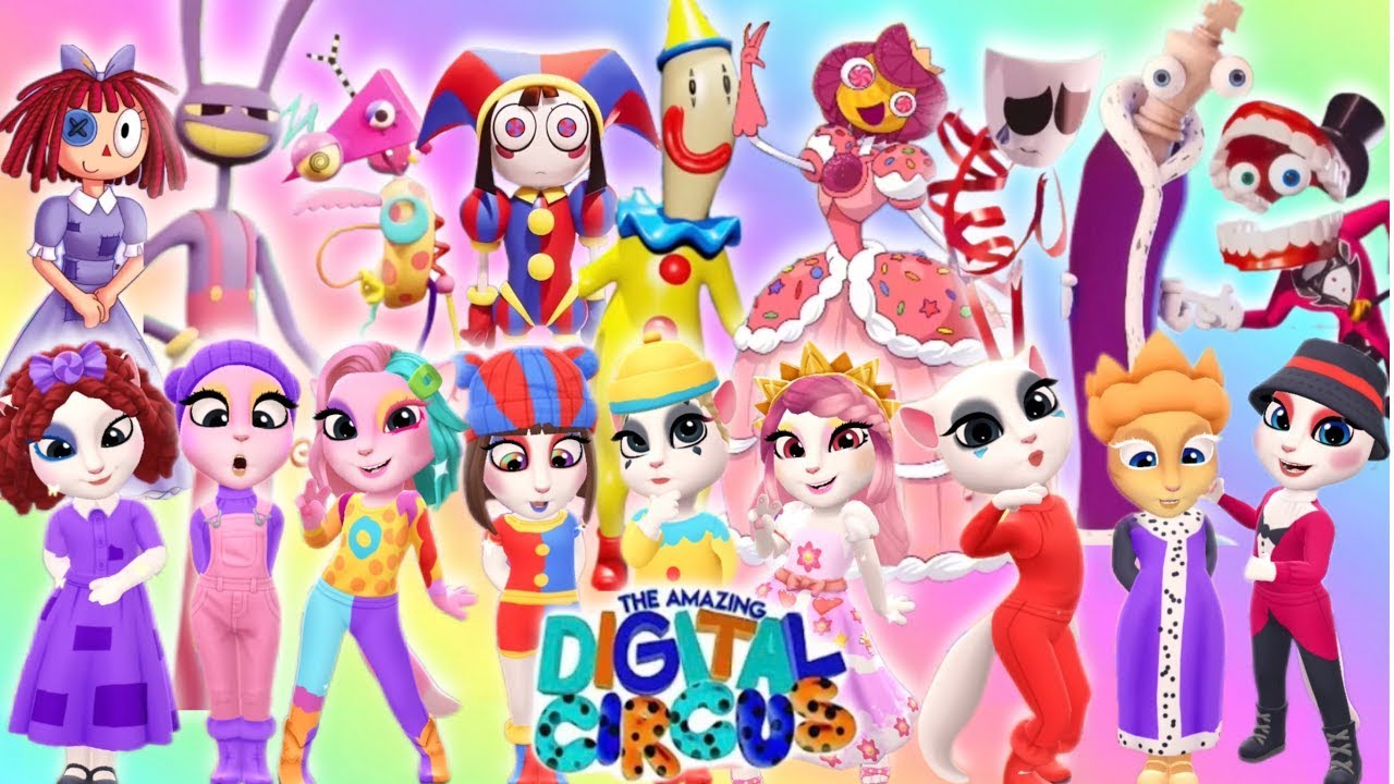My Talking Angelam 2 😻 || DIGITAL CIRCUS | New Update Cosplay 🌈💋 - YouTube