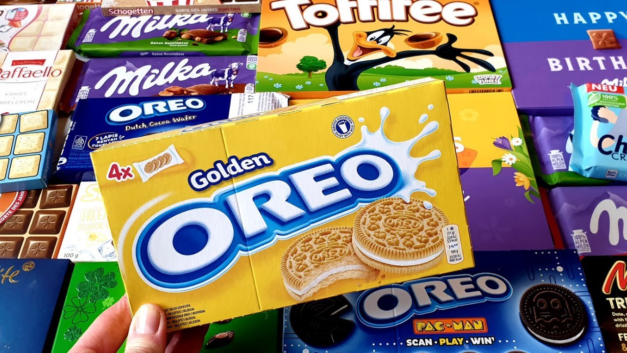 Unboxing Golden Oreo X 4 Biscuits - YouTube