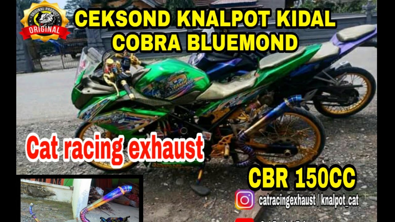 Ceksond knalpot cat racing di cbr facelife || Knalpot cbr terbaik - YouTube