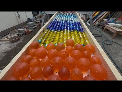 Beautiful marbles and marble run in the clear early morning air⭐︎ - YouTube