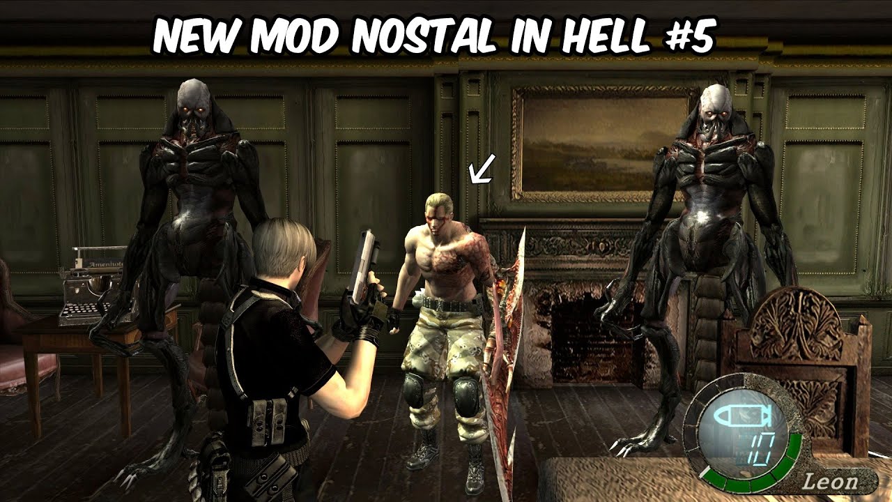 RESIDENT EVIL 4 UHD : MOD NOSTAL IN HELL NEW GAME PRO #5 - YouTube