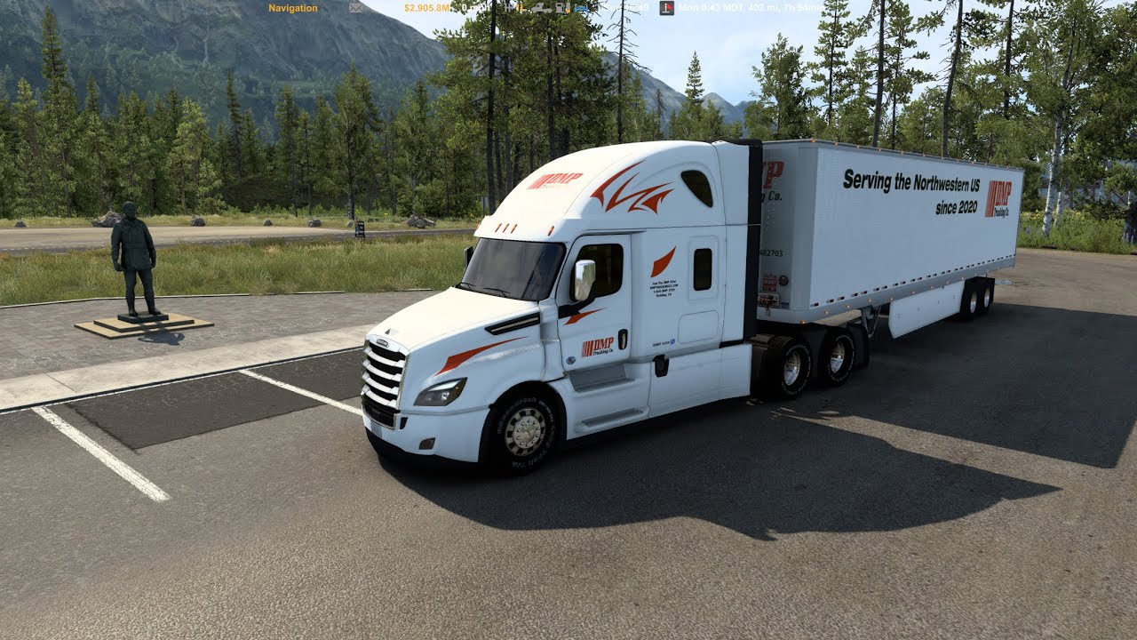 ATS 1.46 New hidden road in Texas DLC Tobii Eye Tracker 5 ...
