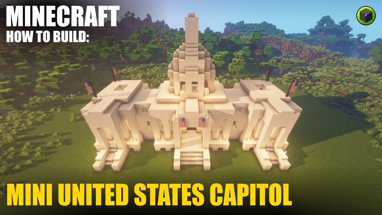 HOW TO BUILD: Mini UNITED STATES CAPITOL | MINECRAFT BUILDINGS #40 ...