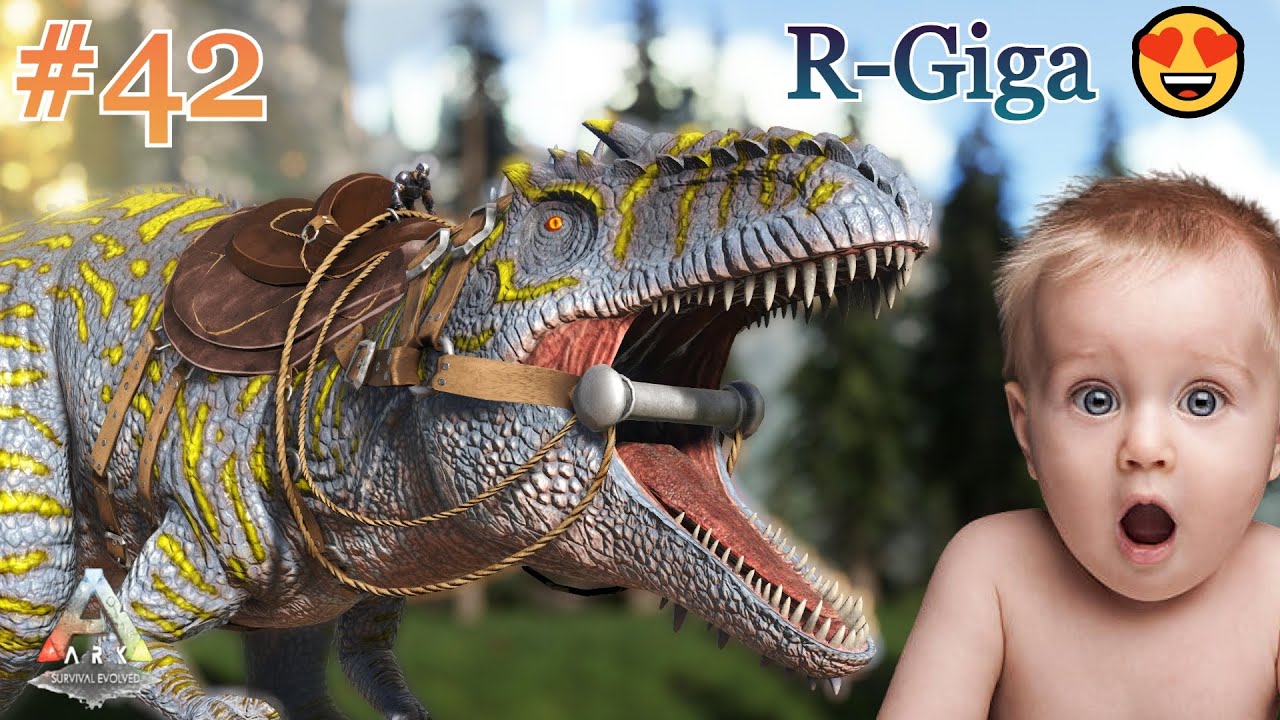 Finally I Tame R-GIGA 😱😍 in ARK Survival Fjordur | Episode 42 - YouTube