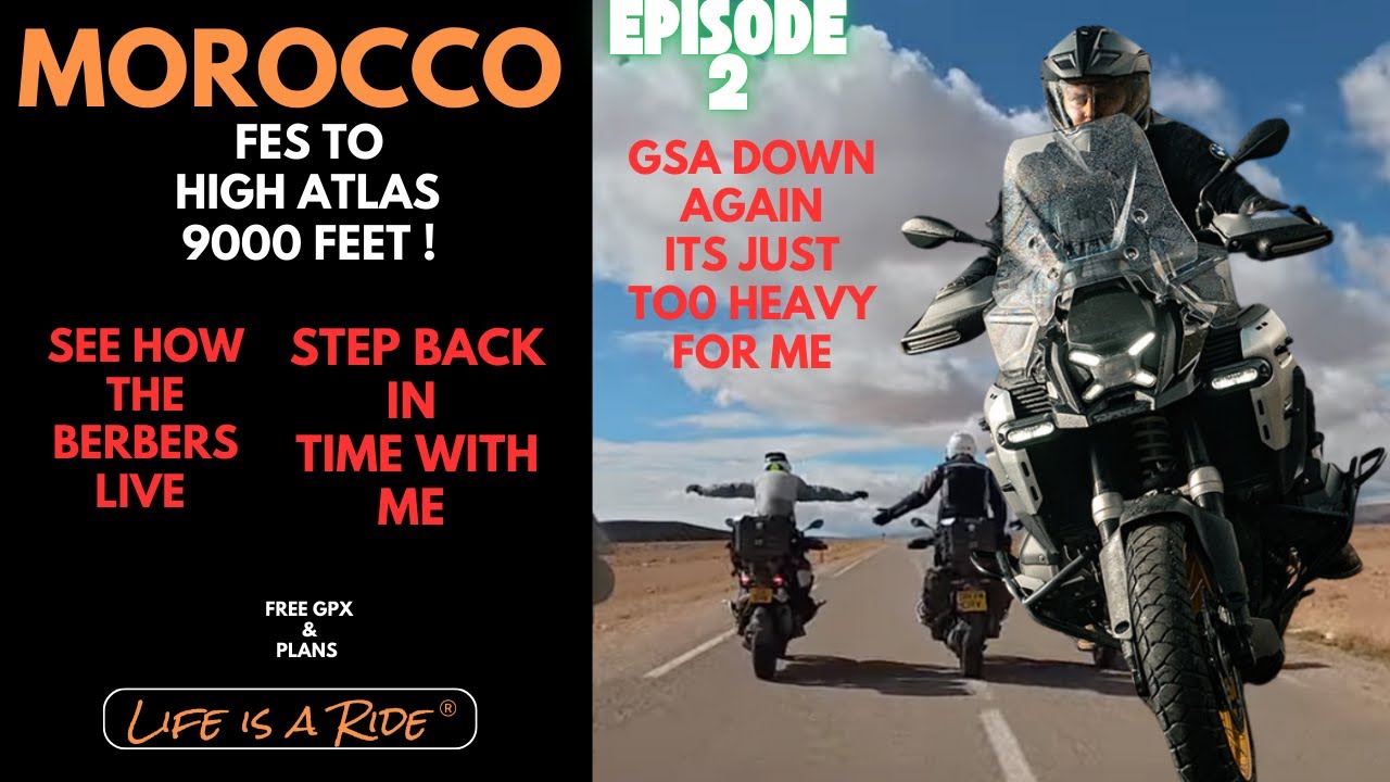 Riding Morocco’s Most Dangerous Roads | Fes to the High Atlas Mountains ...