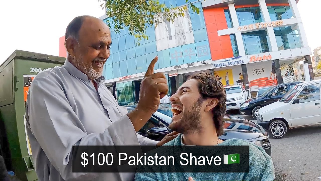 $100 Tip for Pakistan Street Barber 🇵🇰 - YouTube