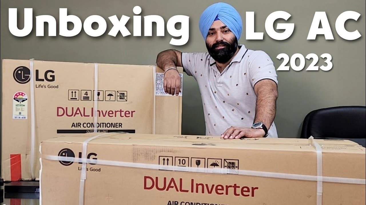 Unboxing of LG AC 2023 Model || LG 1.5 Ton Dual Inverter Air ...