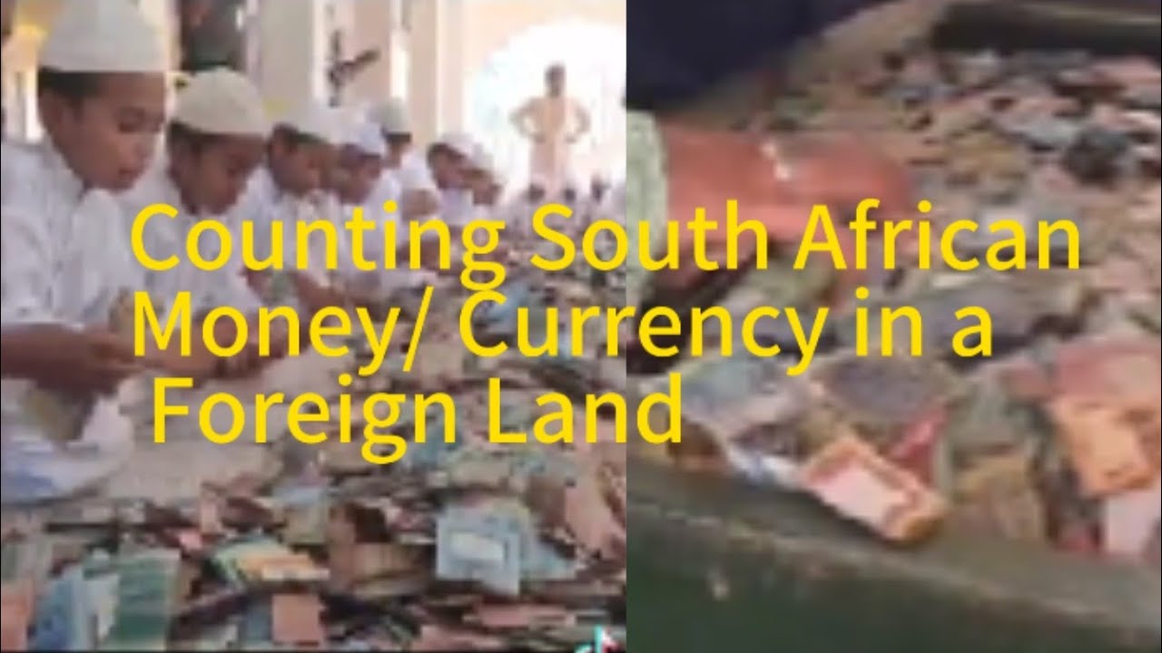 Counting South Africa Money in a Foreign Land - YouTube