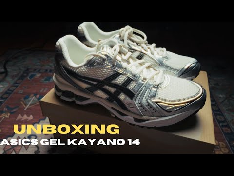 Unboxing | 👟 Asics Gel Kayano 14 ( Cream Black Metallic Plum Colorway) The Popular One !!