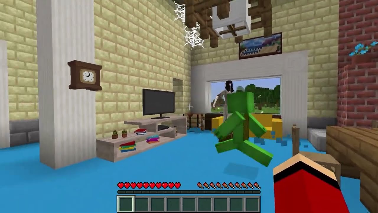 JJ and Mikey vs SCARY BILLY from SAW in minecraft! Challenge from ...