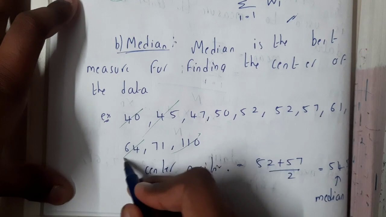 1.10 Basic statistical descriptions of data - YouTube