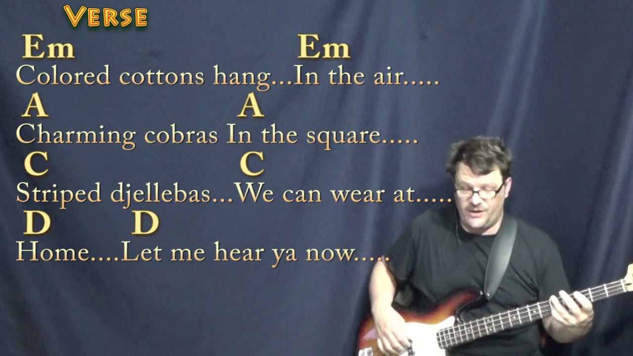 Marrakesh Express (Crosby, Stills and Nash) Bass Guitar Cover Lesson ...